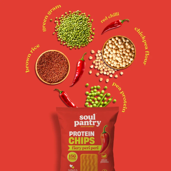 Fiery Peri Peri Protein Chips | Chilli Chips - Soul Pantry